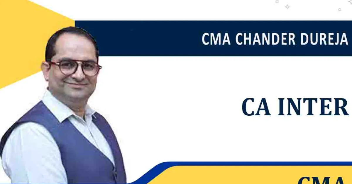 CA inter Cost & Management Accounting Regular Course New Syllabus : By ...