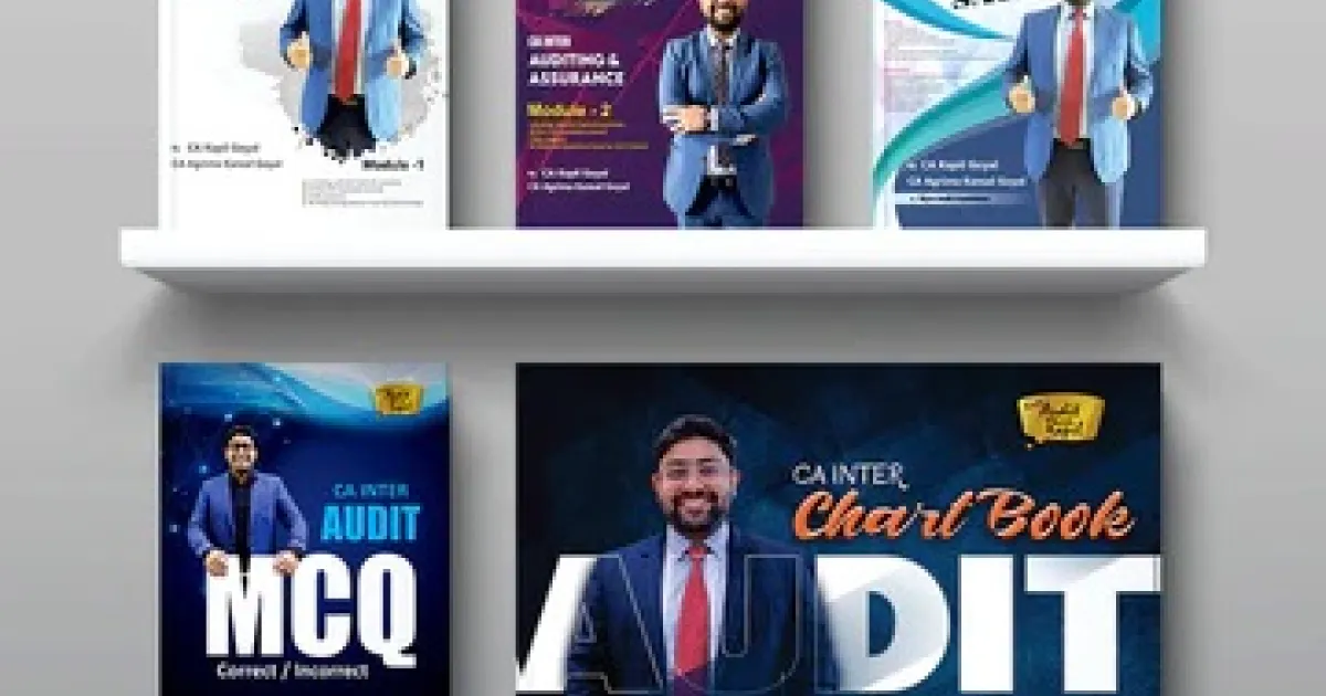 CA Inter Audit All books Set (HARD BOOK) By CA Kapil Goyal