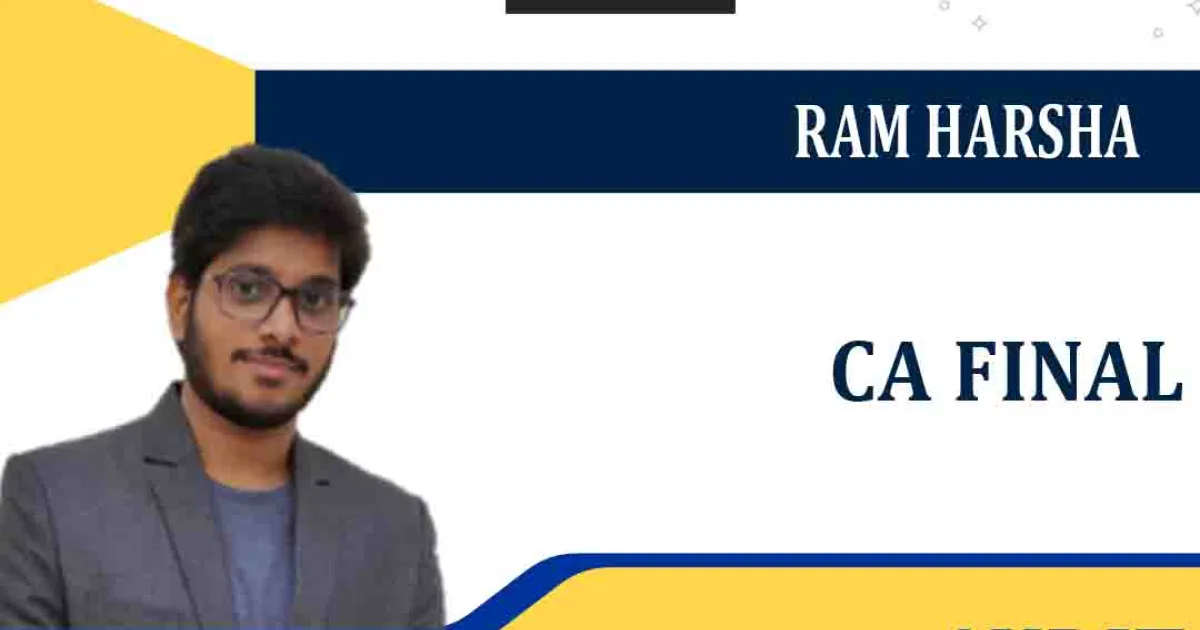 CA Final Advance Audit (Paper-3) In English Course By Ram Harsha