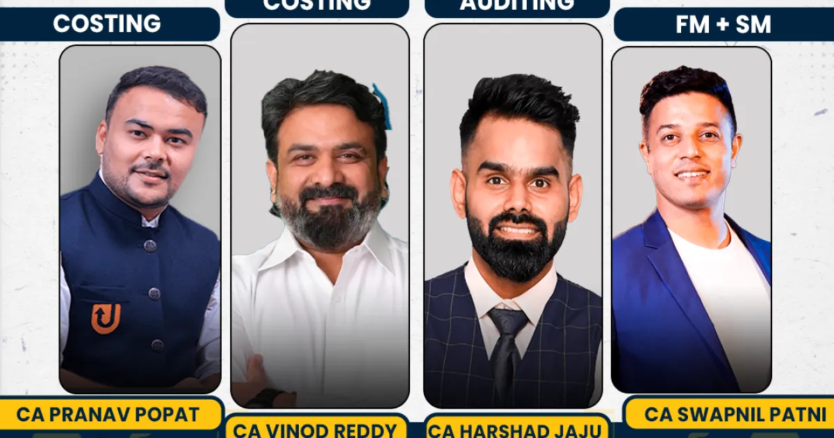 CA Inter Combo Group - 2 Regular Online By CA Swapnil Patni, CA Pranav ...
