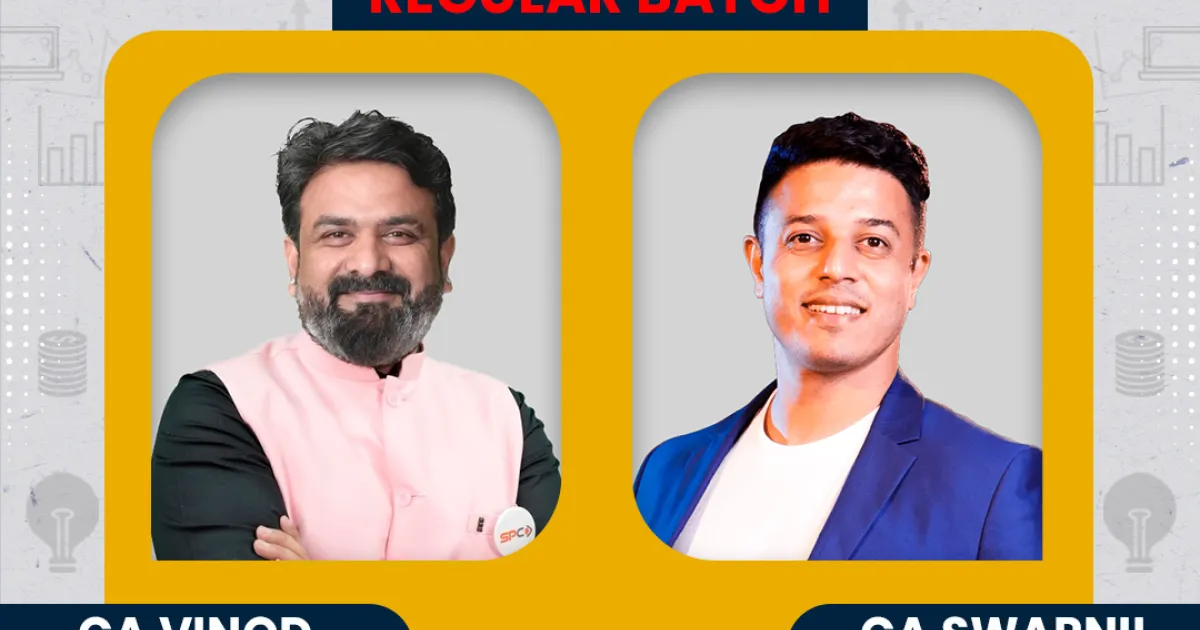 CA Vinod Reddy Costing & CA Swapnil Patni FM-SM New Syllabus Live Batch ...