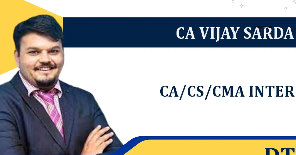 CA INTER DT FASTRACK Book Only By CA VIJAY SARDA : Online Book