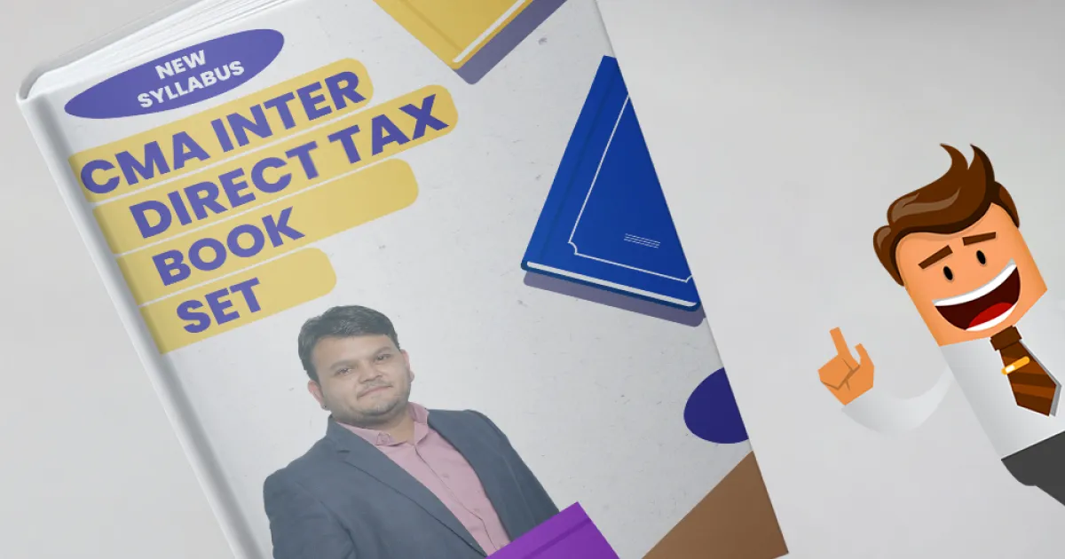 CA Vijay Sarda Direct Tax Book Set For CMA Inter: Study Material
