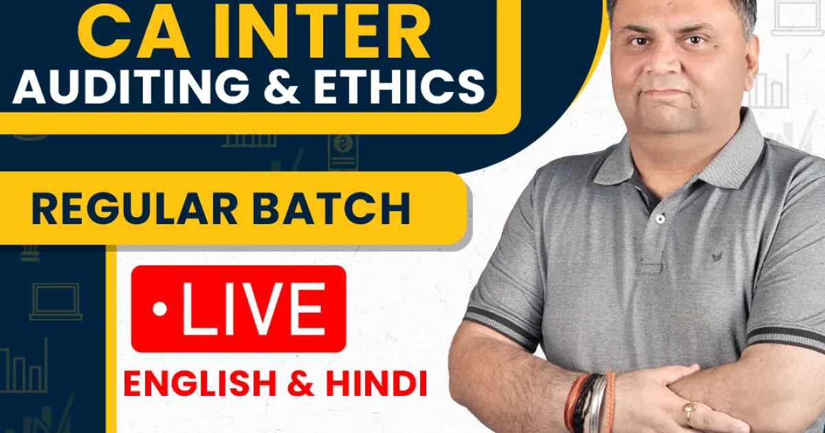 Amit Popli Auditing & Ethics Classes For CA Inter
