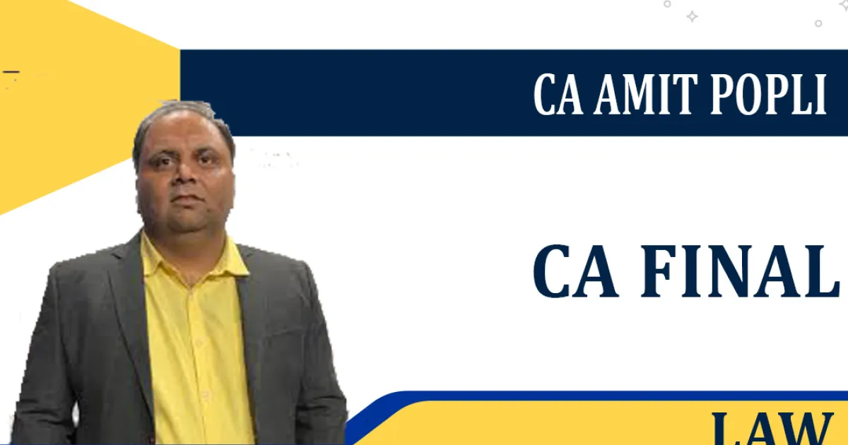 CA Final Corporate & Economic Laws New Syllabus Crash Course by CA Amit ...