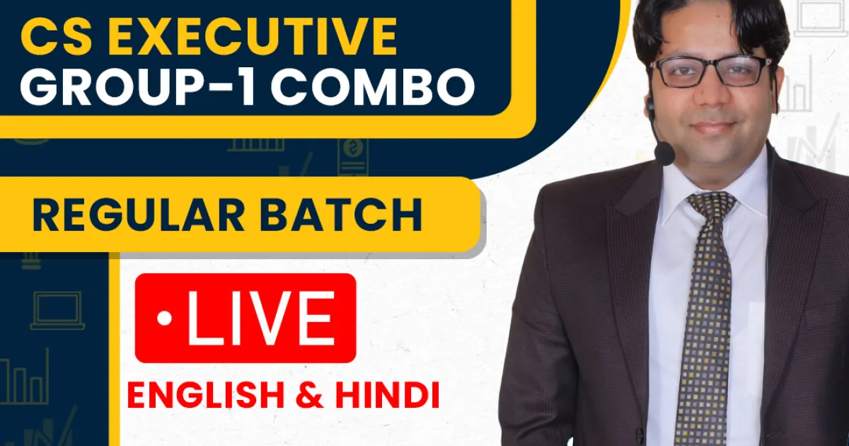 Anoop Jain Group-1 All Subjects Combo For CS Executive