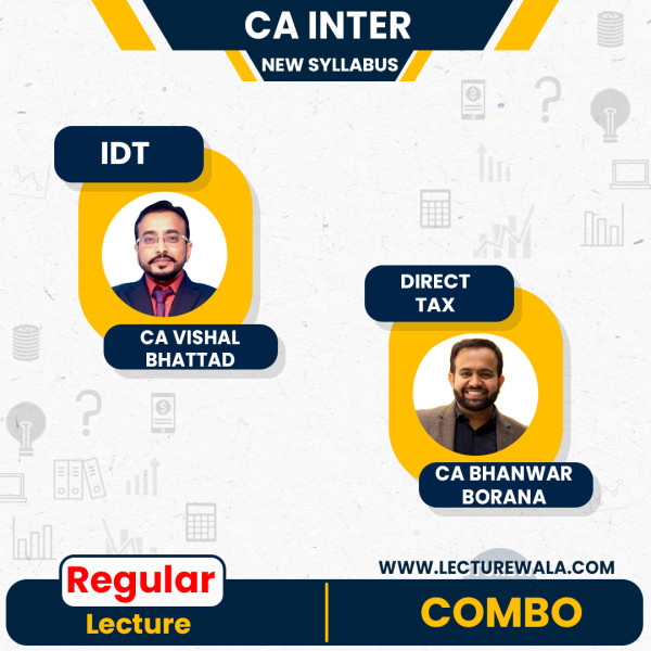 Bhanwar Borana DT & Vishal Bhattad GST Combo for CA Inter Batch