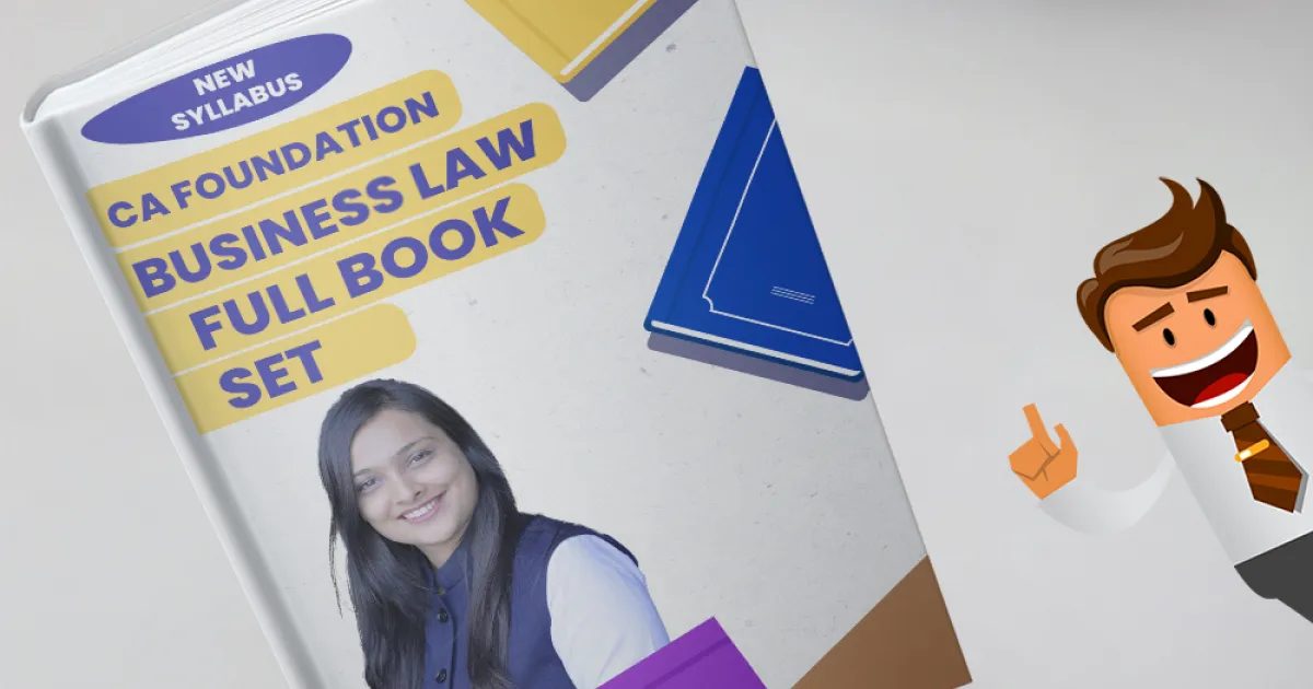CA Ankita Patni Business Law Full Book Set CA Foundation