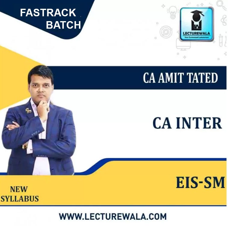 CA Inter Eis-Sm FASTRACK Course By CA Amit Tated : Pen Drive / Online ...