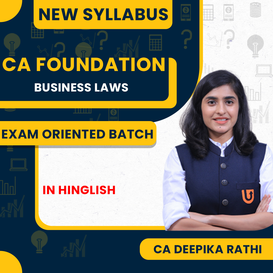 CA Deepika Rathi Business Laws Exam-Oriented Online Classes For CA ...