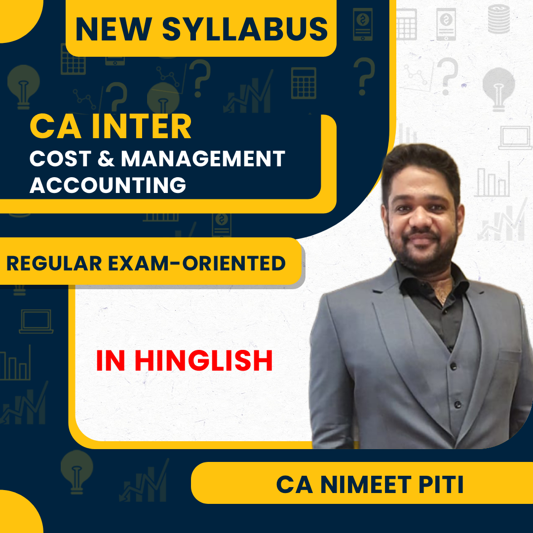 CA Inter Cost And Managment Accounting Regular Exam-Oriented Batch by ...