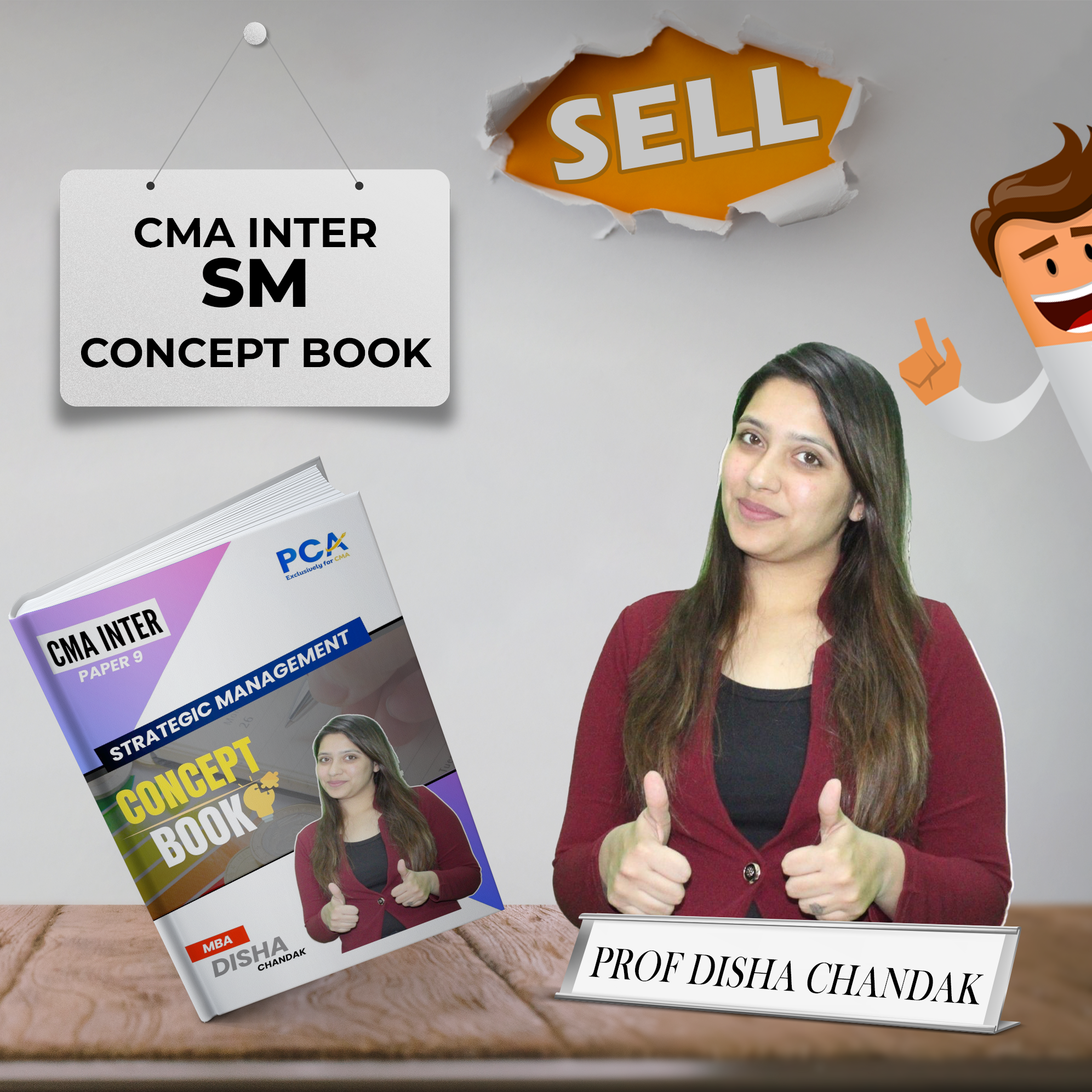 Disha Chandak Strategic Management Concept book For CMA Inter