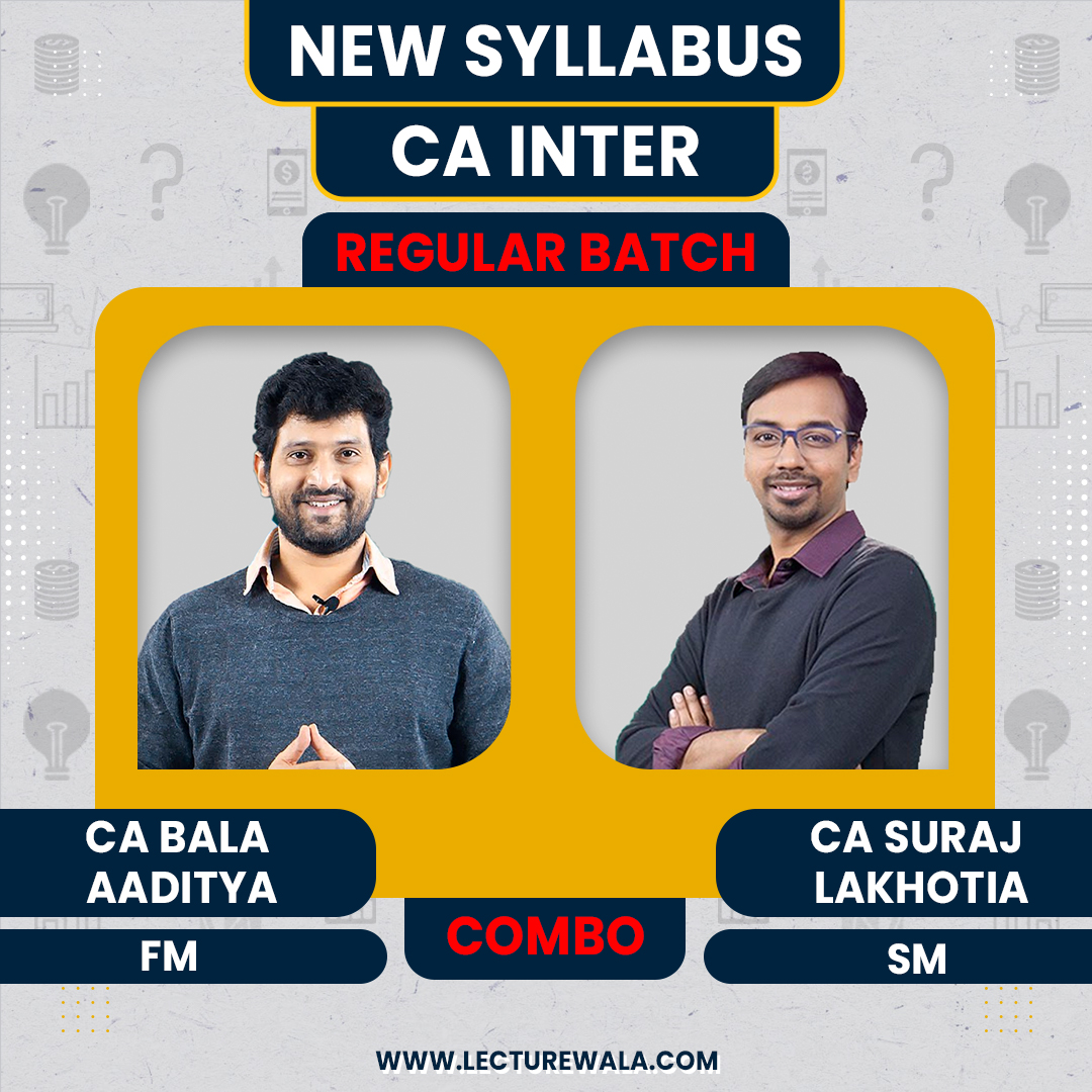 CA Bala Aaditya FM & CA Suraj Lakhotia SM Combo In English Regular ...