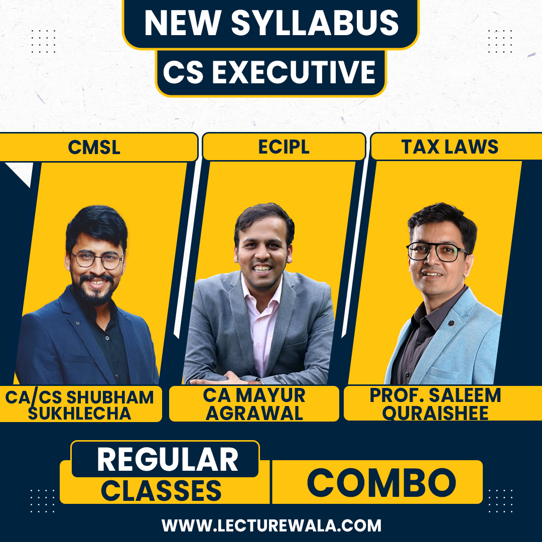 CS Executive Module 2 New Syllabus Combo (CMSL + TLP + ECIP) Regular ...