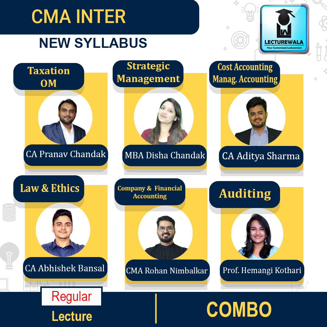 CMA Inter Both Group-Combo Online Batch By Pranav Chandak Academy