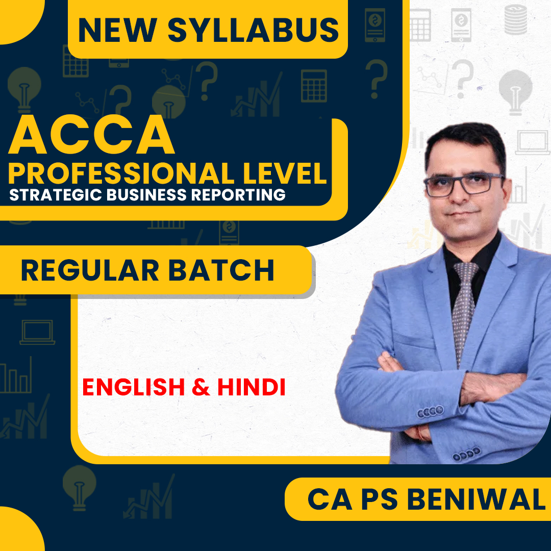 CA PS Beniwal Strategic Business Reporting Regular Online Classes For ...