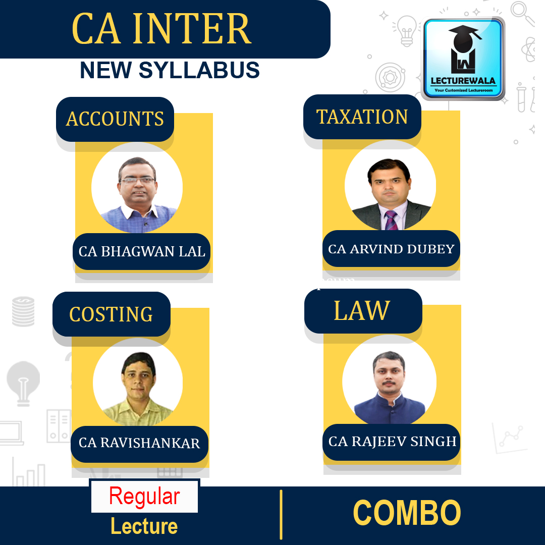 CA Inter Group - 1 Combo New Syllabus Live @ Home Regular Course By ...