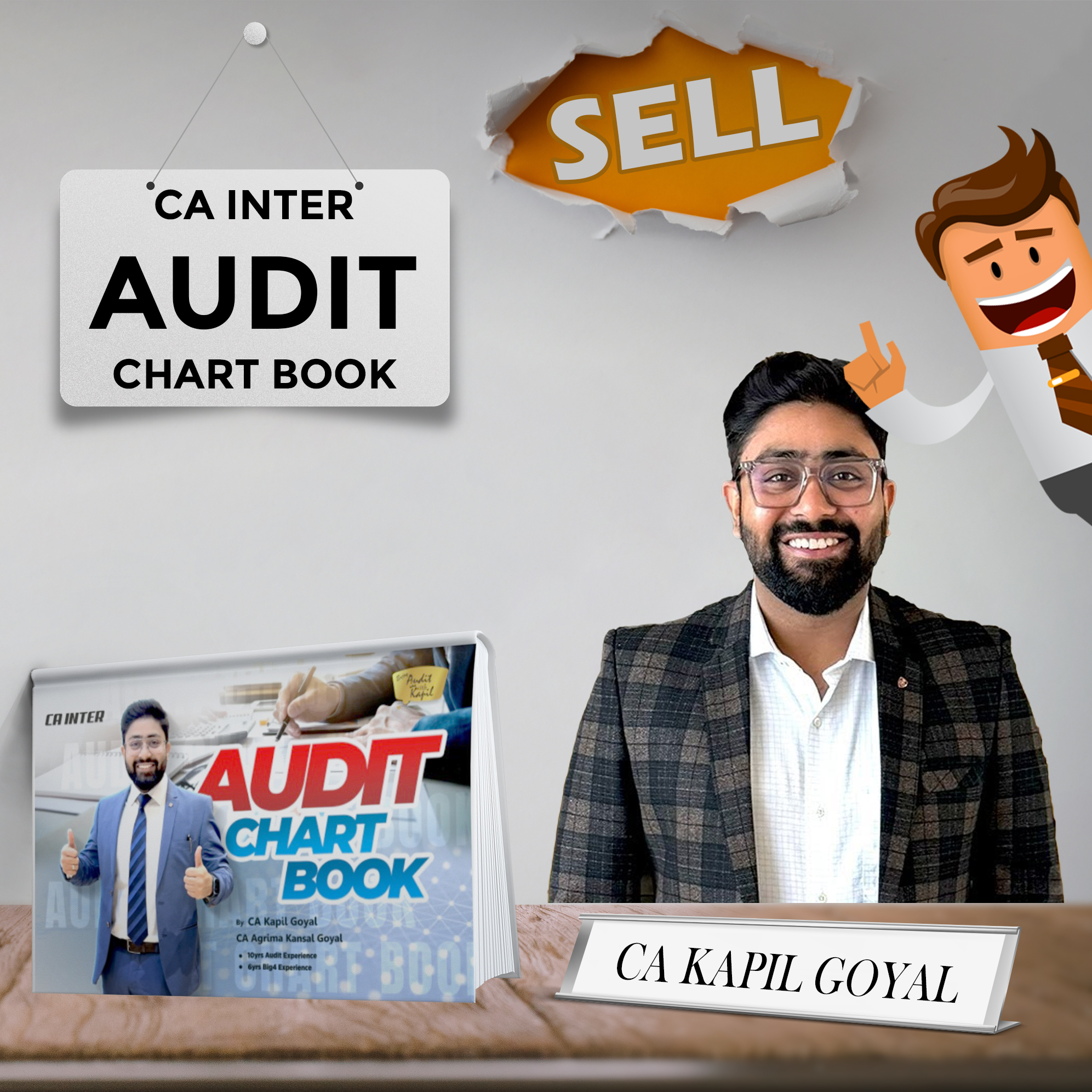CA Kapil Goyal Auditing & Ethics Chart Book Set For CA Inter