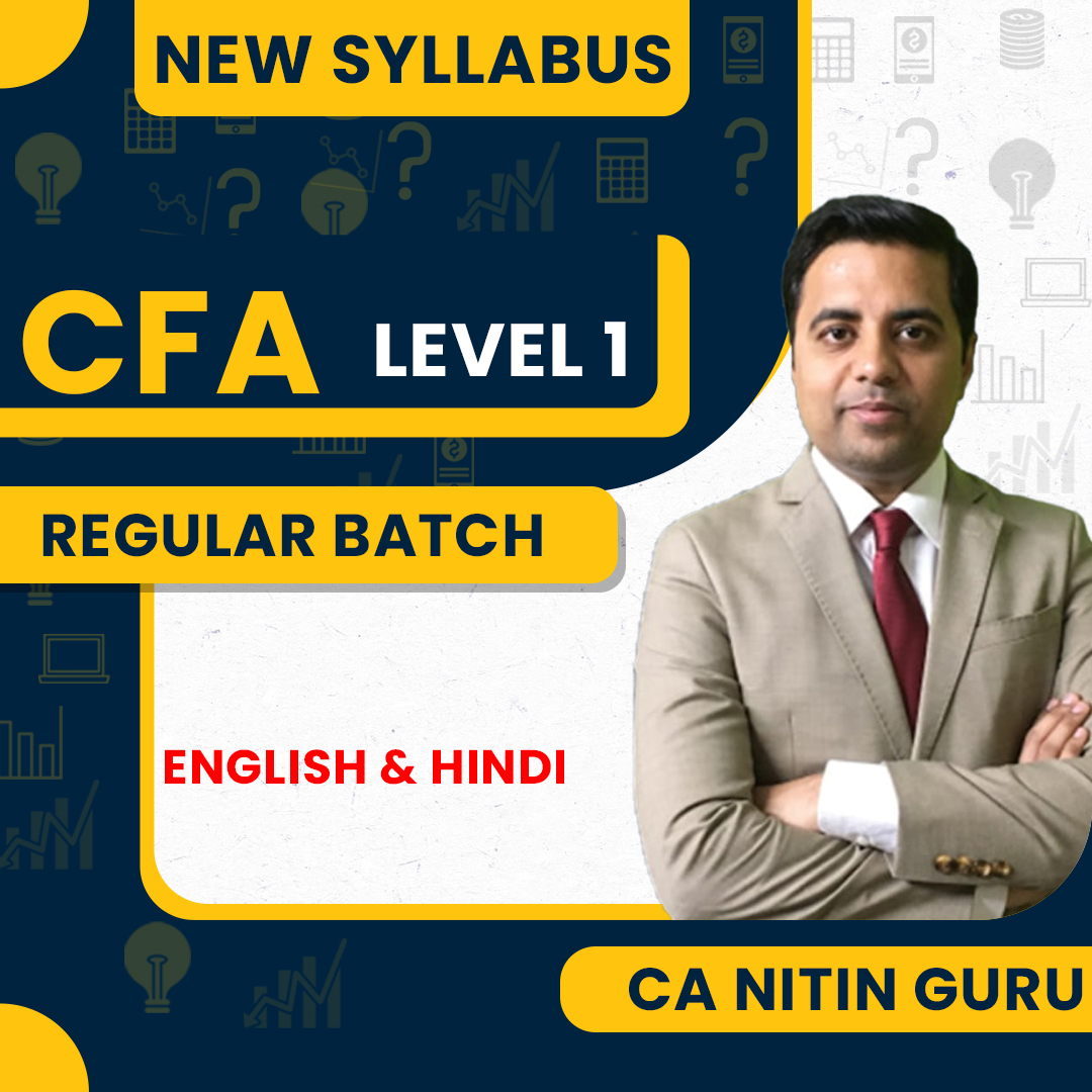 CA Nitin Guru Level 1 Regular Online Classes For CFA