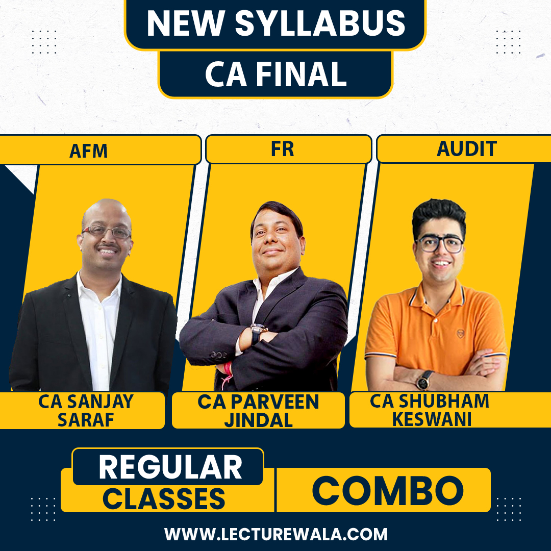 CA FINAL FR AFM & AUDIT NEW SYLLABUS REGULAR COURSE BY CA PRAVEEN ...