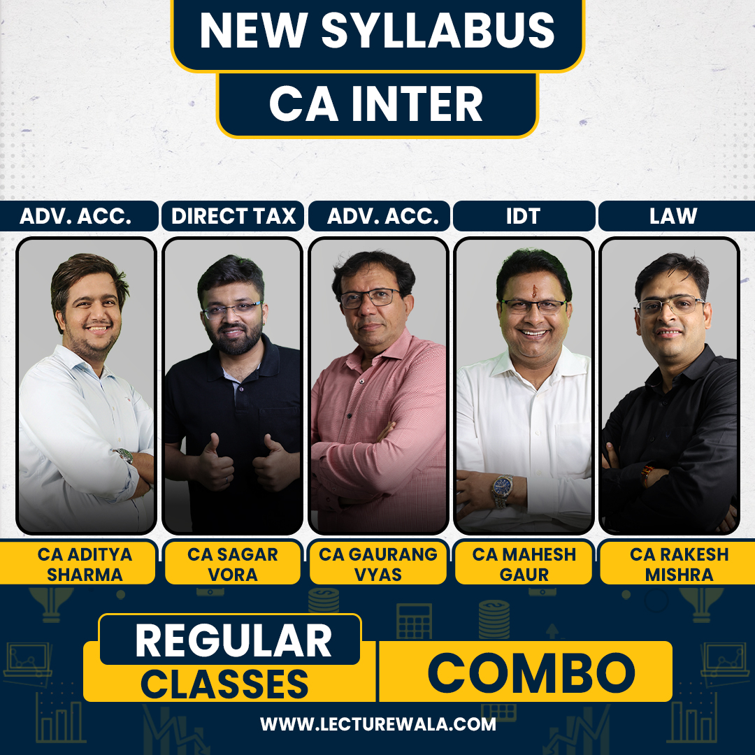 Ednovate Group-1 Combo Regular Online Classes For CA Inter