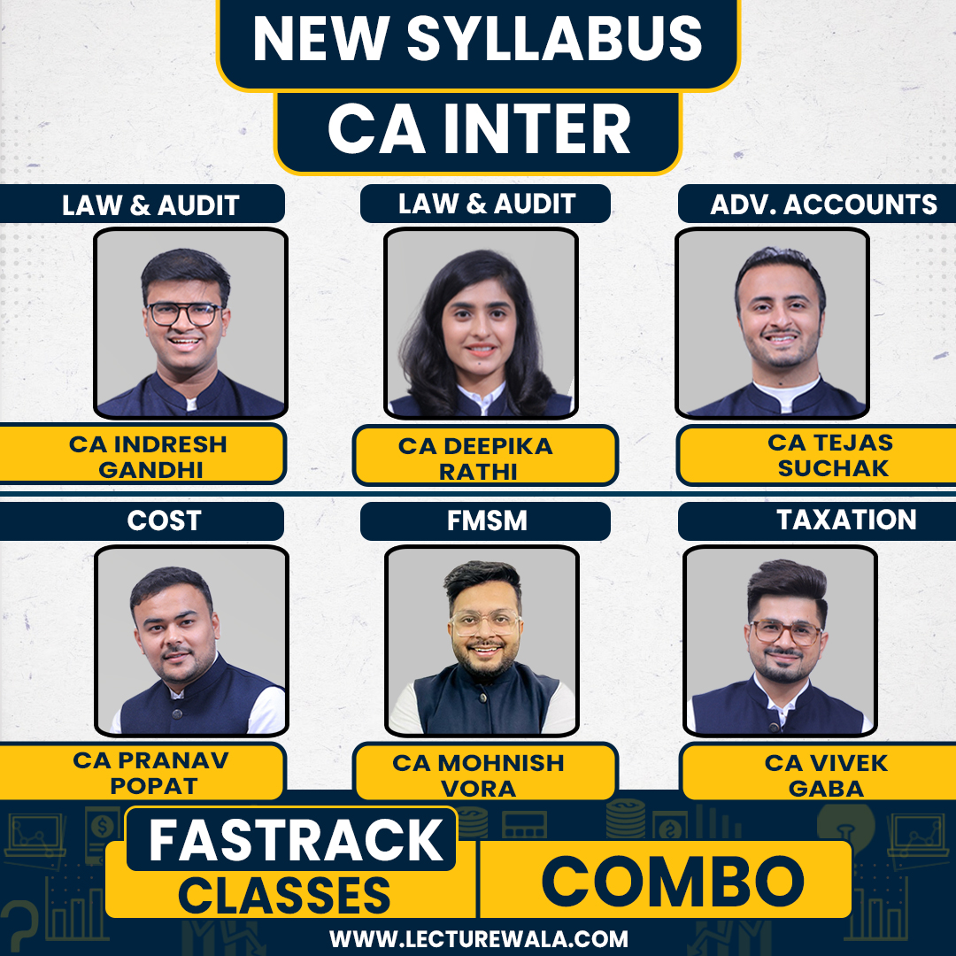 CA Inter New Syllabus Both Group fastrack Batch By Ultimate ca